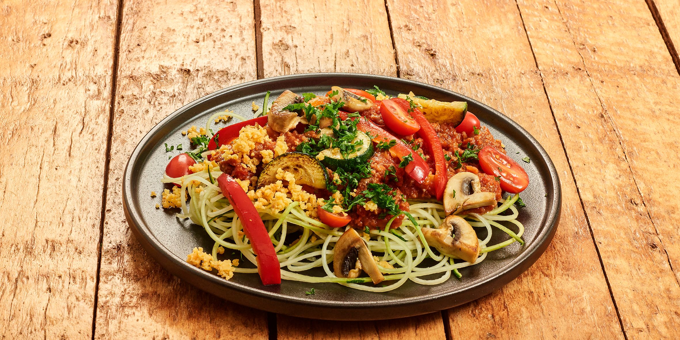 Groenten spaghetti bolognese met groenten en kaas | Uitgekookt