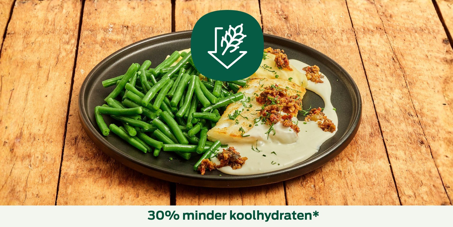 Kabeljauw in mascarponesaus met boontjes en puree | Uitgekookt