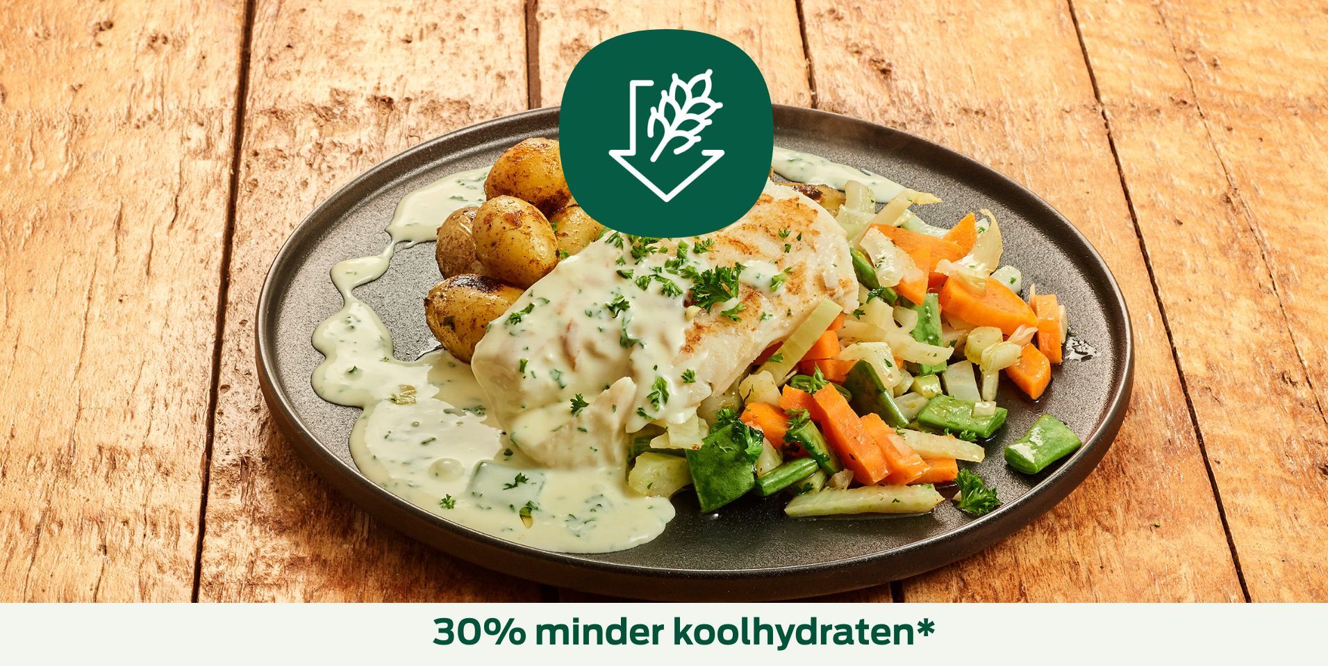 Heek in wittewijnsaus met groenten en kriel | Uitgekookt